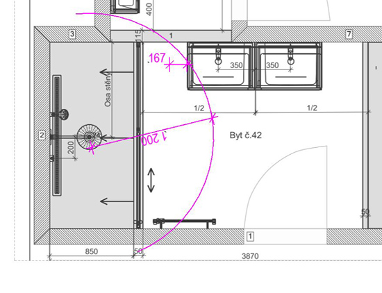 AF-145 Sprcha a zóny